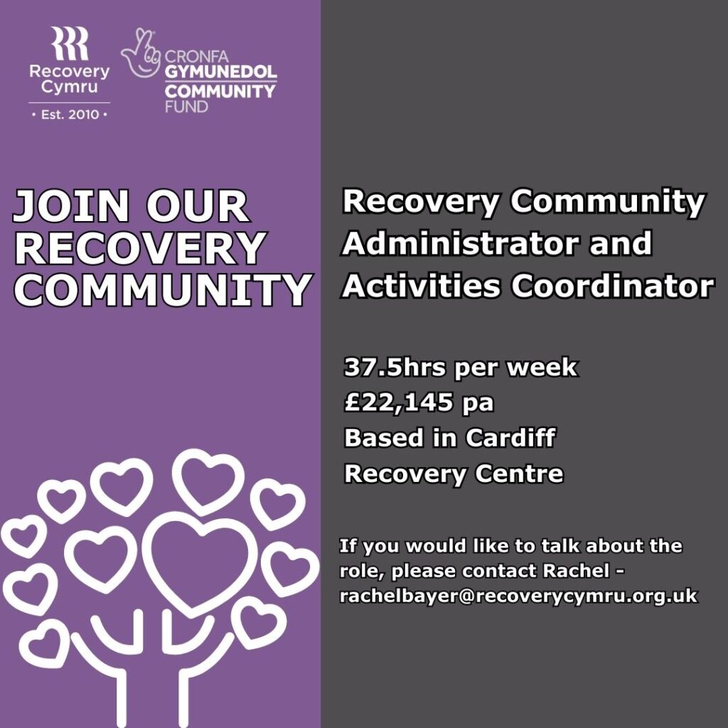 Recovery Cymru Vacancies | Recovery Cymru